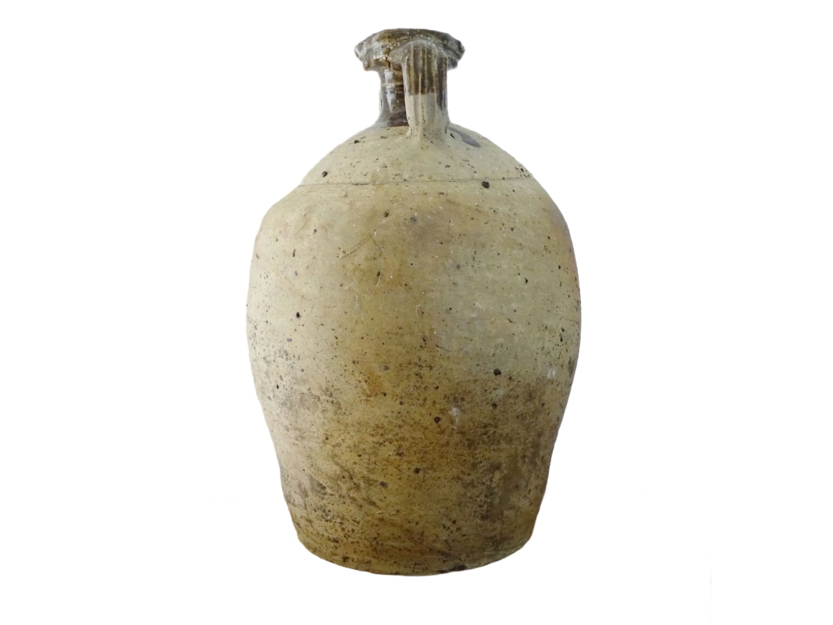 French Antique Pottery Pitcher 12.4" | La Maison de Belasyse
