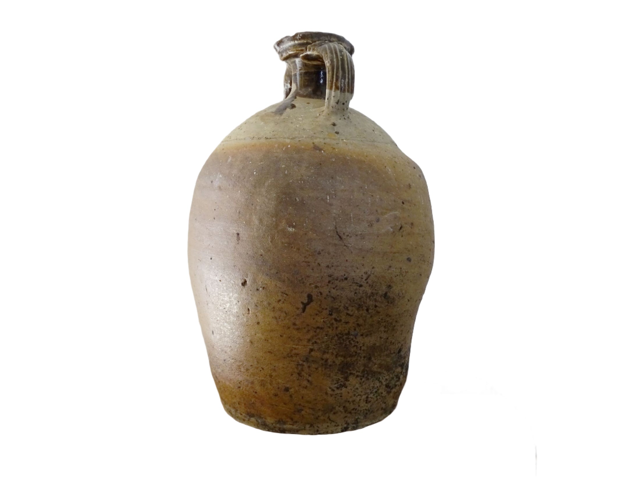 French Antique Pottery Pitcher 12.4" | La Maison de Belasyse