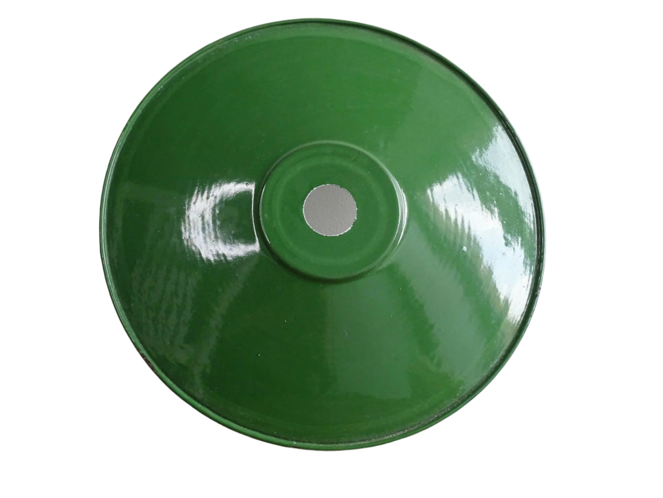 Vintage French Enamel Green Light Shade, Multiple Available 9.7" – La ...